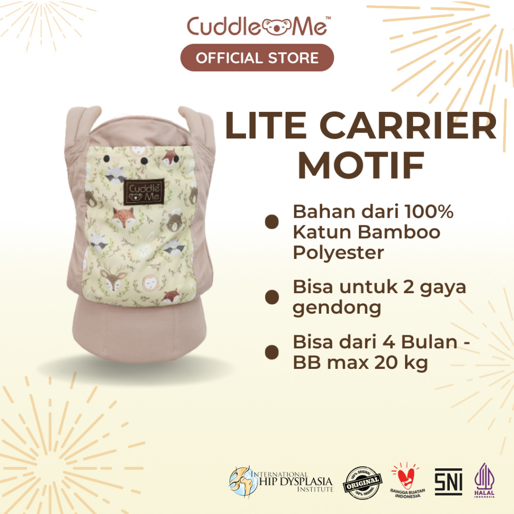 Jual Gendongan Anak Bayi Baby di Depan Belakang SSC CuddleMe LITE ...