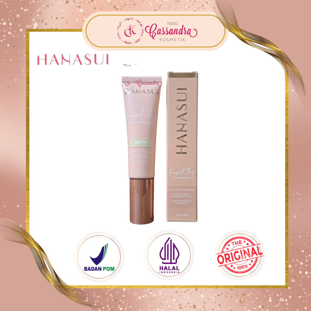 Jual HANASUI PERFECT STAY FOUNDATION | Shopee Indonesia