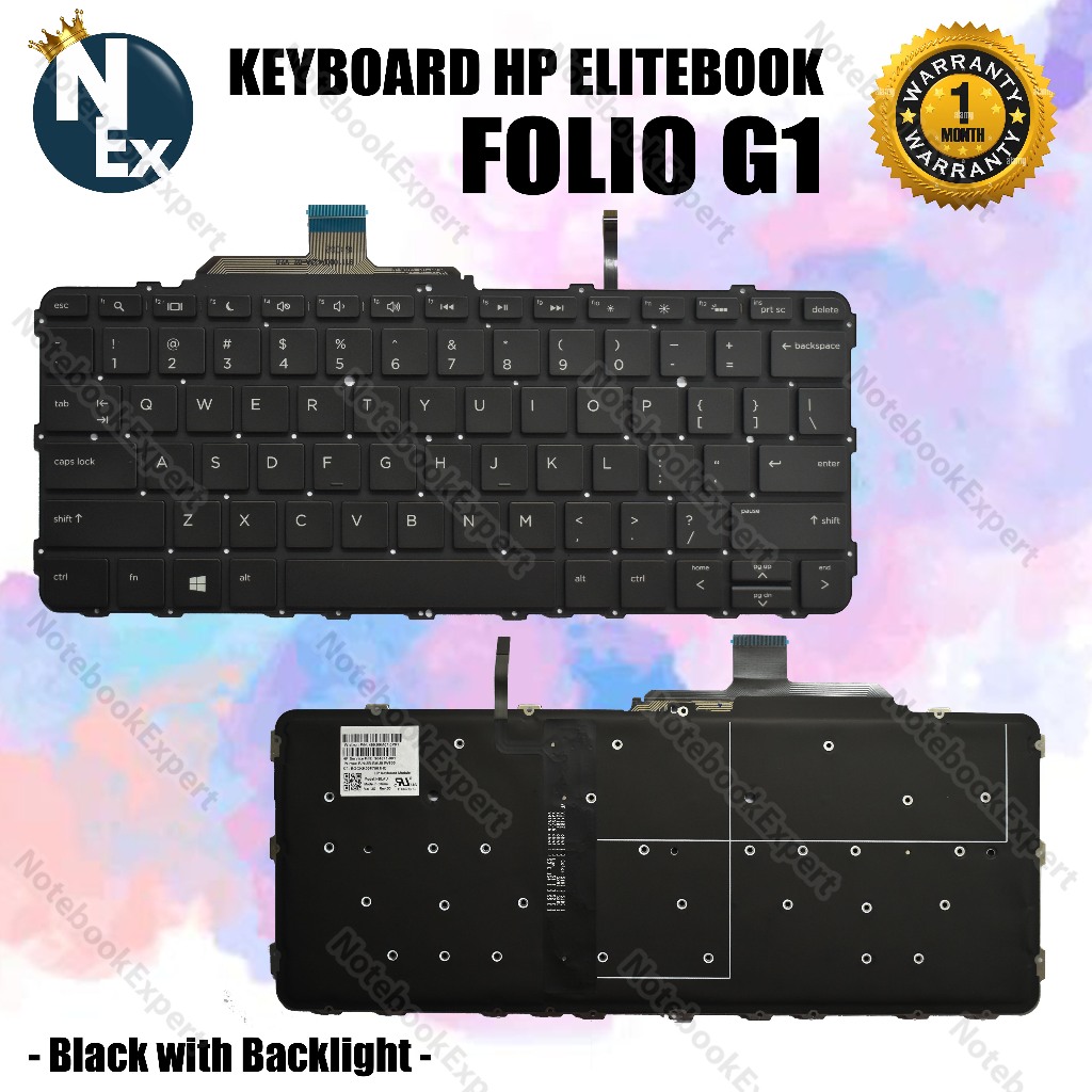 Jual Keyboard HP Elitebook Folio G1 Elitebook Folio-G1 Backlight US ...