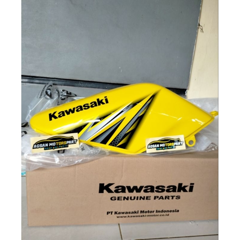 Jual Tangki Ninja 150 SS R Kuning stiker full pernis pabrik original ...