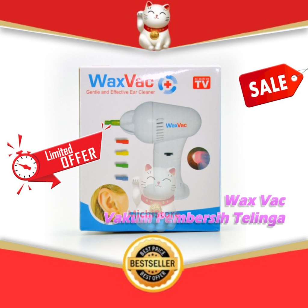 Jual MU - Vakum Pembersih Telinga Electric Ear Wax Vacuum Vac Wax ...