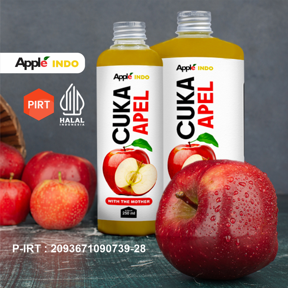 Jual AppleIndo - Cuka Apel Original 1 Liter Premium Untuk Diet dan ...