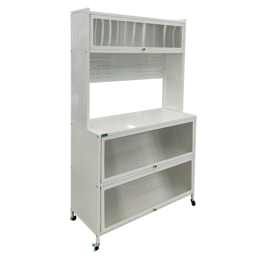 Jual Rak Piring Besi (3 Pintu) | Lemari Piring Besi | Shopee Indonesia