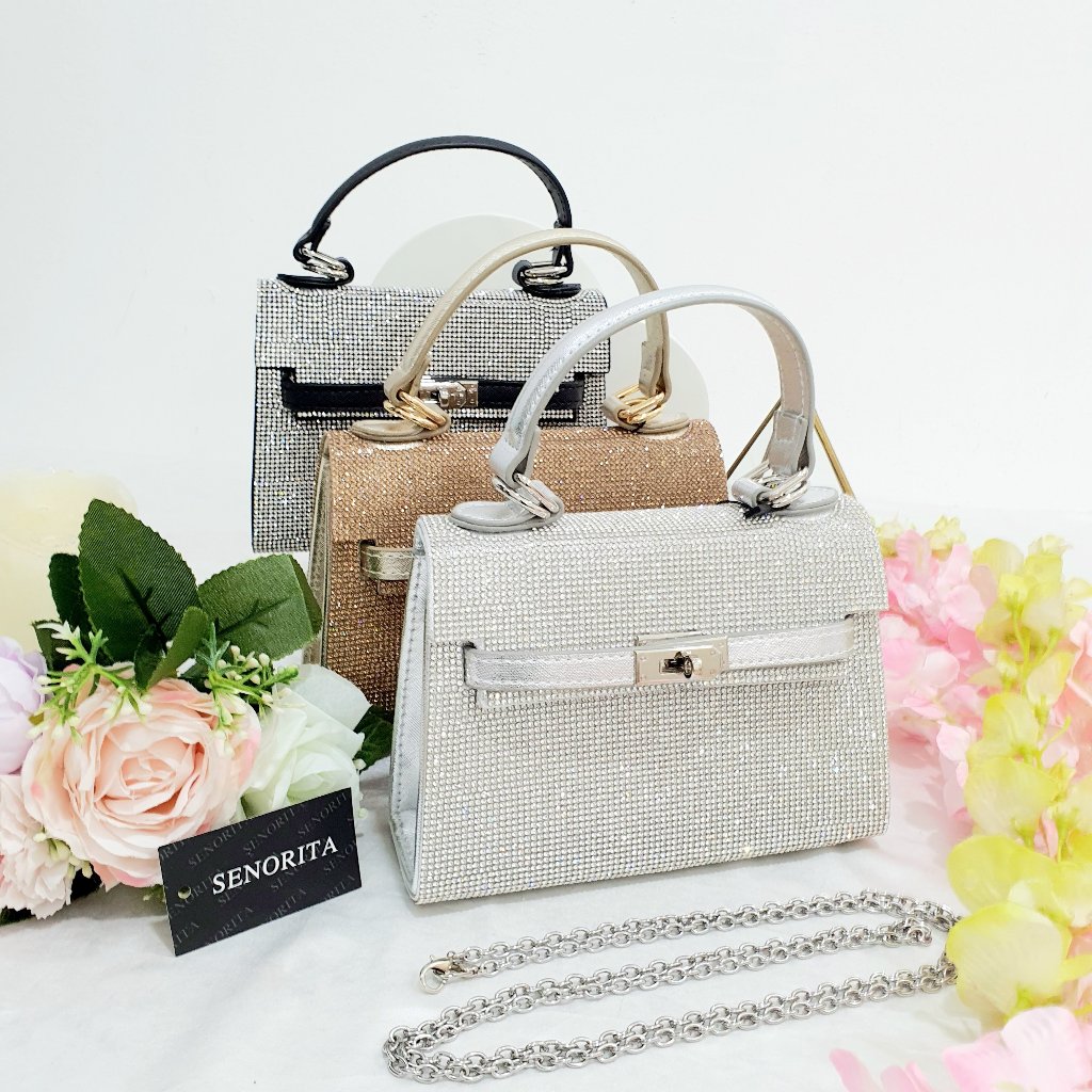 Jual SENORITA 027 Tas Pesta Mewah Elegan Tas Kondangan Wanita | Shopee ...