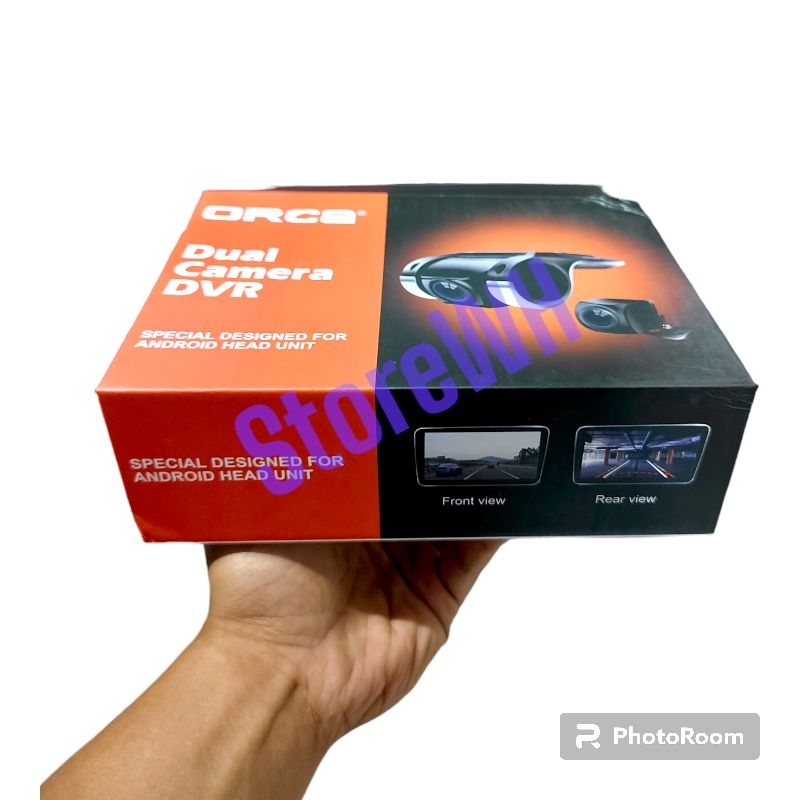 Jual DVR ORCA Mobil Dual Kamera CCTV Mobil Dash Cam Depan Belakang ...