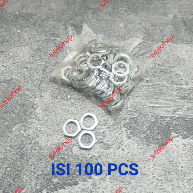 Jual Mur Tipis Ring 14 Aksesoris Lampu Gantung isi 100 pcs | Shopee ...