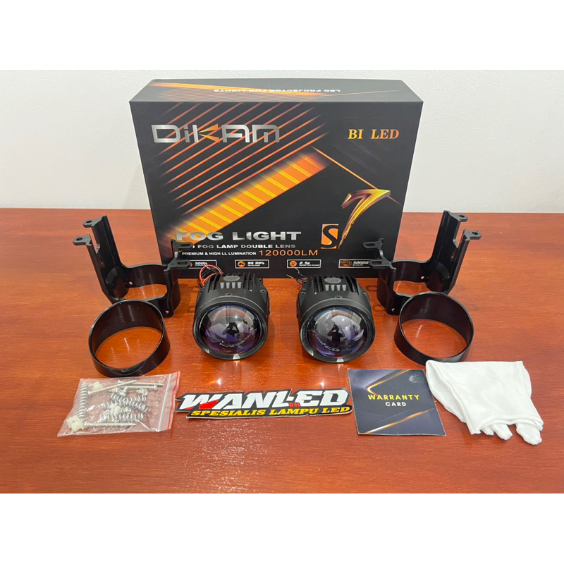 Jual FOGLAMP DIKAM S7 3 INCH 3 COLOR & PUTIH PNP HONDA TOYOTA DLL | Shopee Indonesia