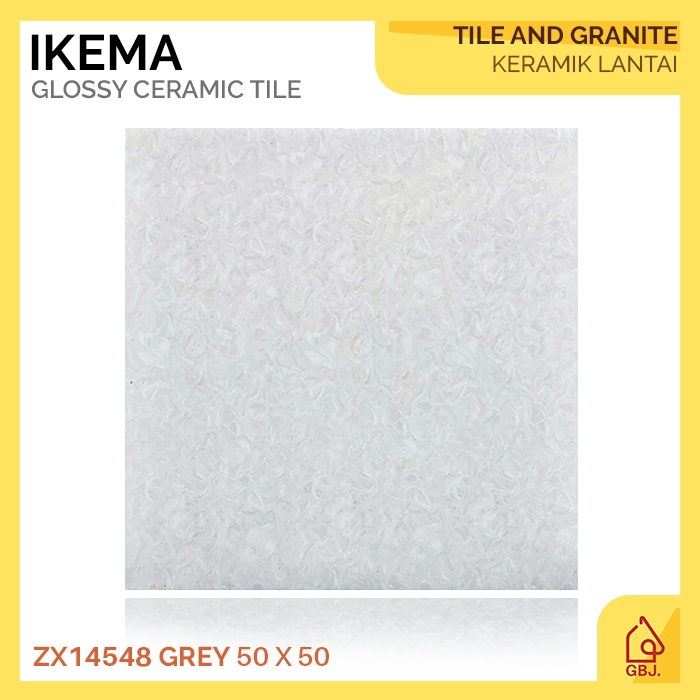 Jual KERAMIK IKEMA 50 X 50 ZX14548 GREY /KERAMIK LANTAI MOTIF MARMER ...