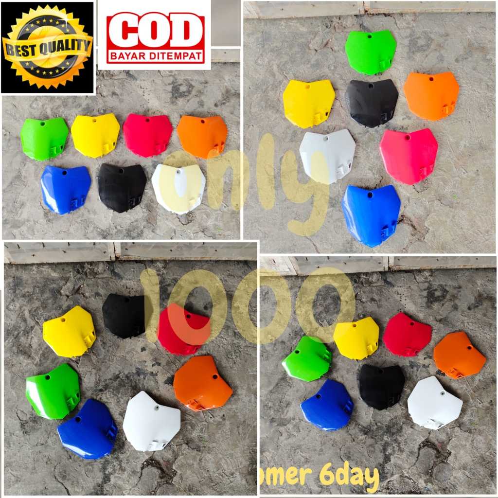 Jual PLAT NOMER KTM 6DAY COVER NUMBER PLATE KTM 6 DAY TRAIL SUPERMOTO ...