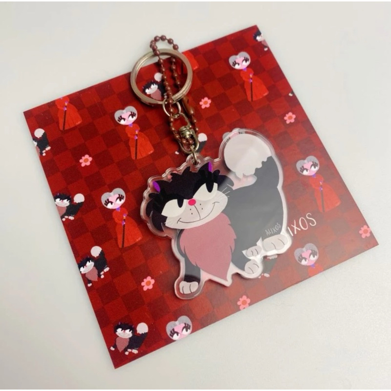 Jual Lucifer Cinderella Evil Cat Keychain by Alixos | Shopee Indonesia