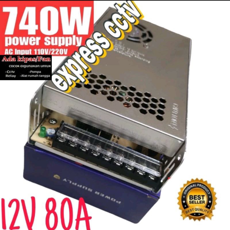 Jual TRAFO POWER SUPPLY SWITCHING ADAPTOR 12V 80A TRAFO INDOOR MURNI 12 ...