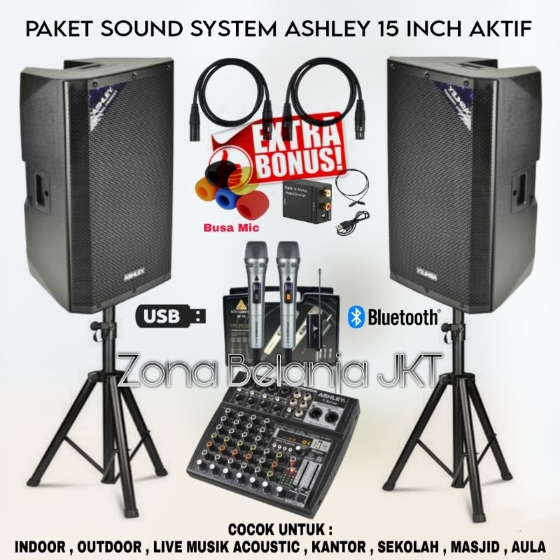 Jual PAKET SOUND SYSTEM INDOOR OUTDOOR LIVE MUSIK KARAOKE SPEAKER ...