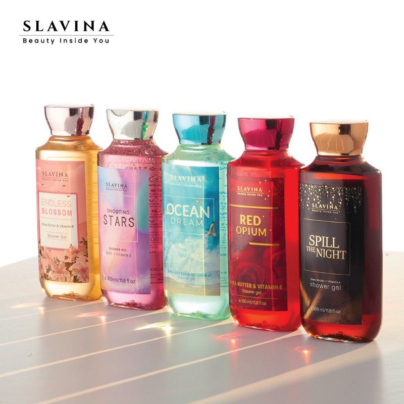 Jual SLAVINA BODY WASH RED OPIUM ENDLESS LOVE FIRST KISS OCEAN NAGITA ...