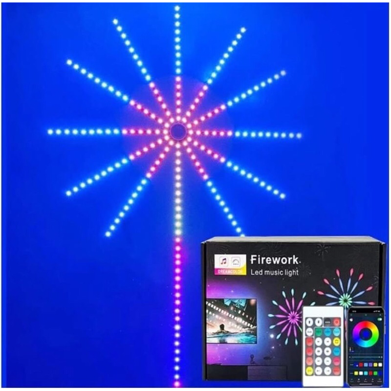 Jual Lampu Strip LED RGB Kembang Api 5050 Firework Hiasan Dinding ...