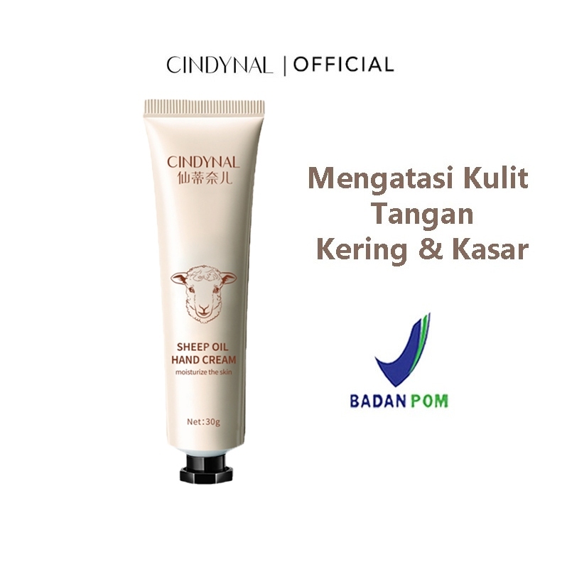 Jual [BPOM] CINDYNAL Hand Cream 30g - Sheep Oil Light Hand Cream 30 gr ...