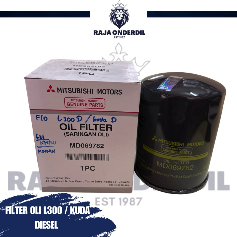 Jual MD069782 OIL FILTER OLI L300 DIESEL KUDA L038 MITSUBISHI ORIGINAL ...