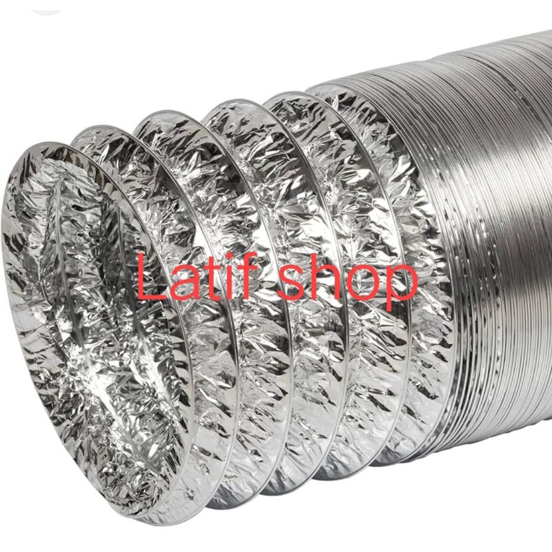 Jual Flexible Ducting 5 inchi /pipa Cooker hood, exhaust AC 5 in ...