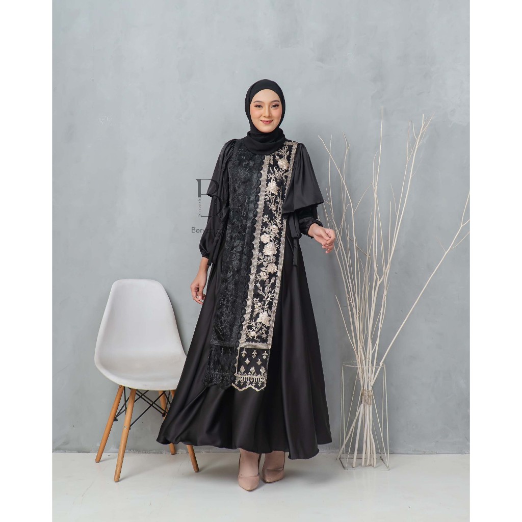 Jual DELISA DRESS ONE SET BAHAN ARMANY SILK MIX OUTER ORGANZA DRESS ...