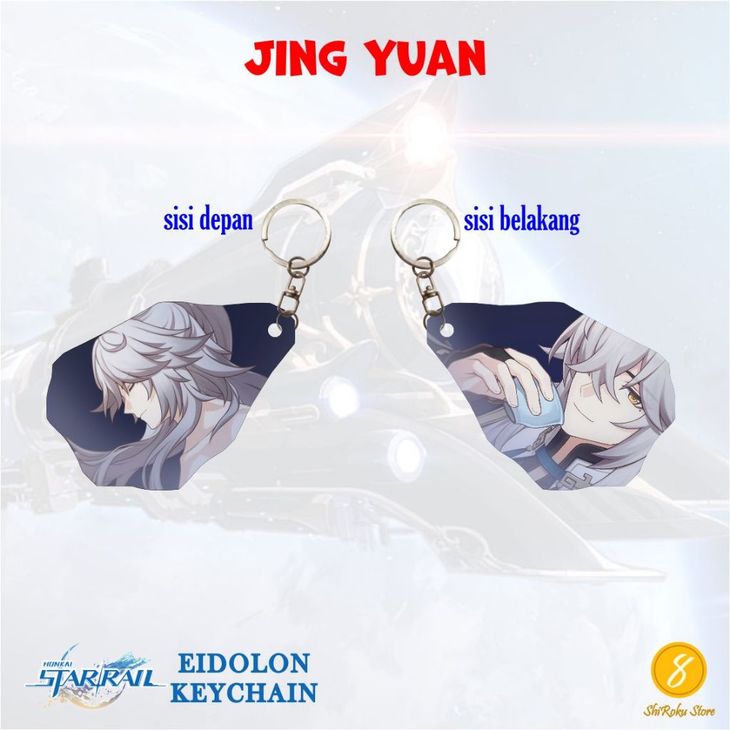 Jual Gantungan Kunci Honkai Star Rail Eidolon Male Character HSR ...