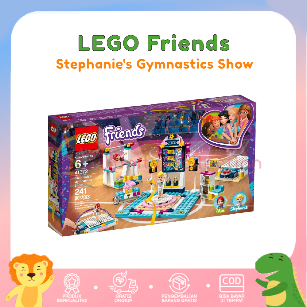 Jual LEGO FRIENDS Stephanies Gymnastics Show (41372) | Shopee Indonesia