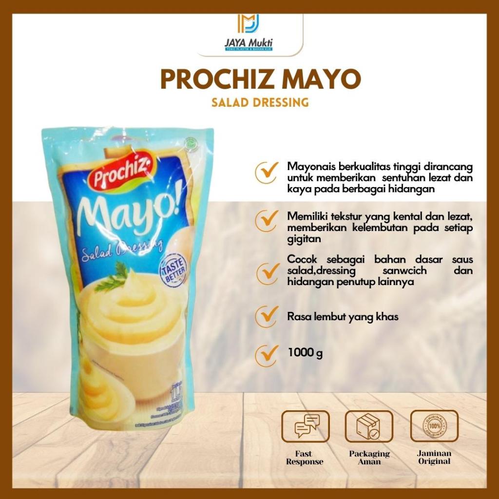 Jual Prochiz Mayo Salad Dressing 1000 gram Kemasan Praktis | Shopee ...