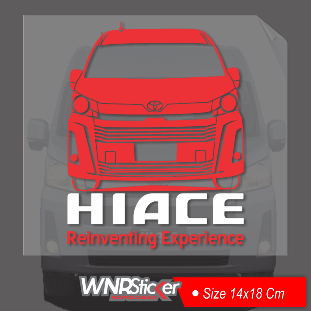 Jual Stiker Variasi Kaca Mobil Hiace Premio | Shopee Indonesia