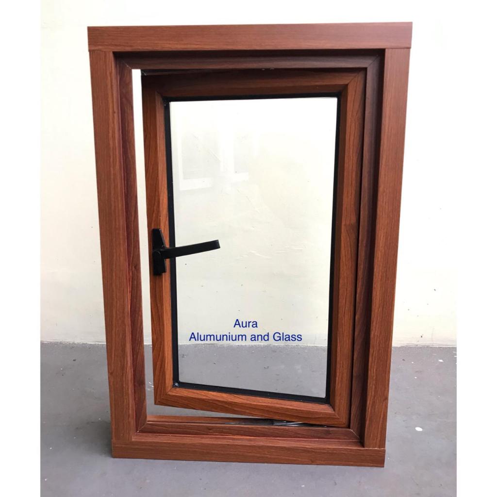 Jual Jendela Alumunium motif Urat Kayu - 50*30 | Shopee Indonesia