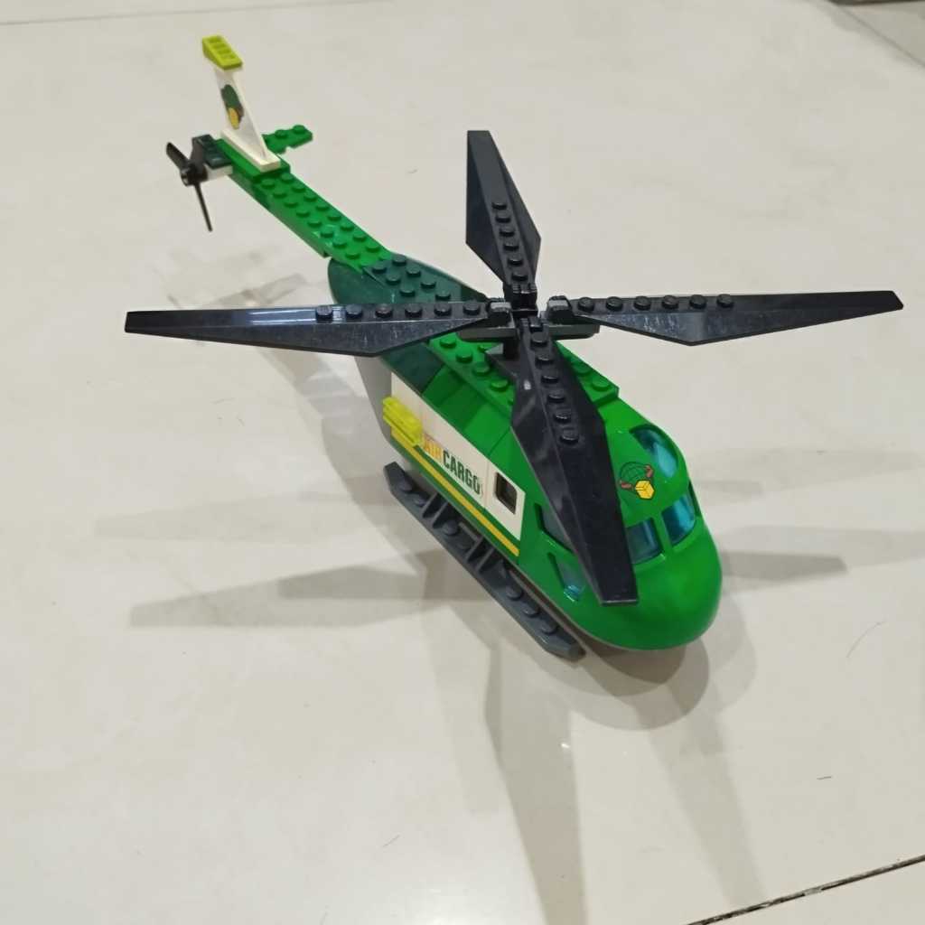 Jual Lego City MOC Helicopter Heli Chopper Green Hijau ori original ...