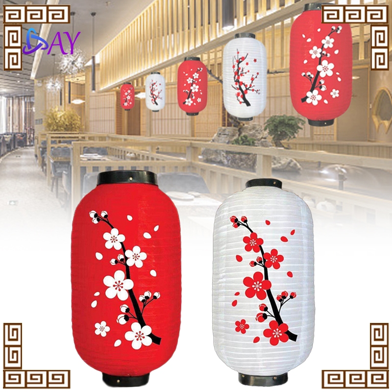 Jual 10 Inch Lampion Merah Panjang/Lampion Capsule Jepang/Lampion ...