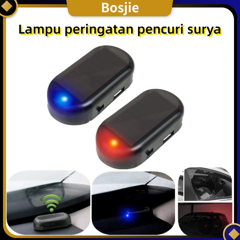 Jual Solar Lampu LED Fake Palsu Anti Maling Mobil Lampu Peringatan LED ...