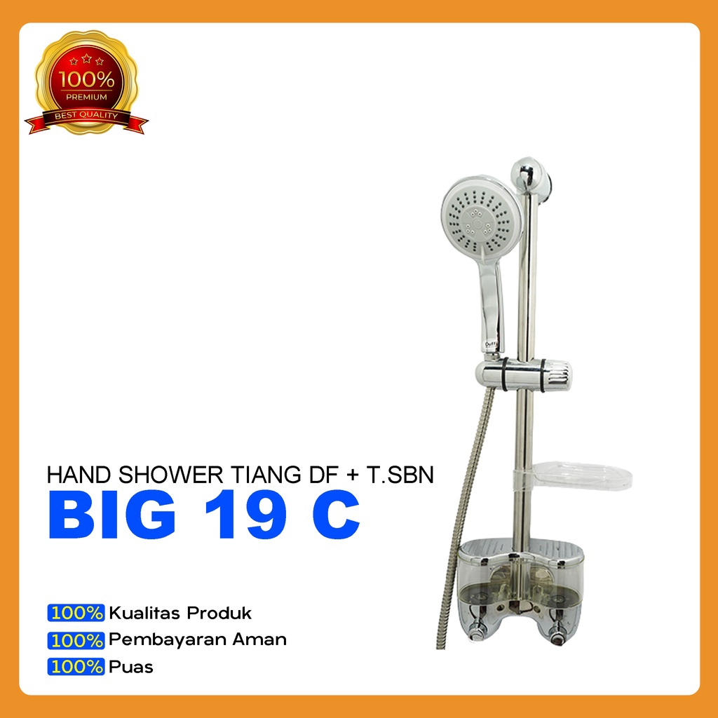 Jual HAND SHOWER TIANG DF + T.SBN BIG 19 C | Shopee Indonesia