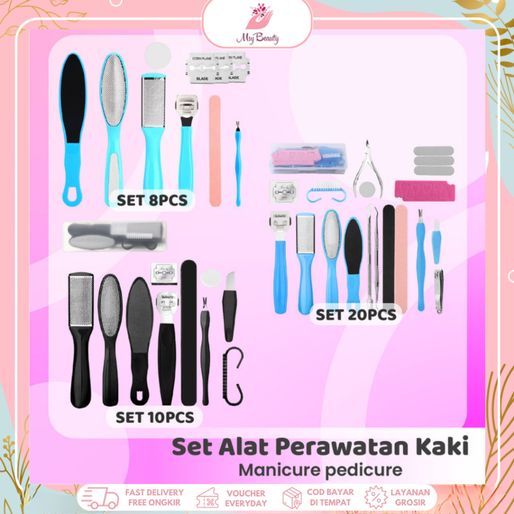Jual MSY Alat Nail Art / Perawatan Kuku Kaki / Manicure Pedicure Set ...
