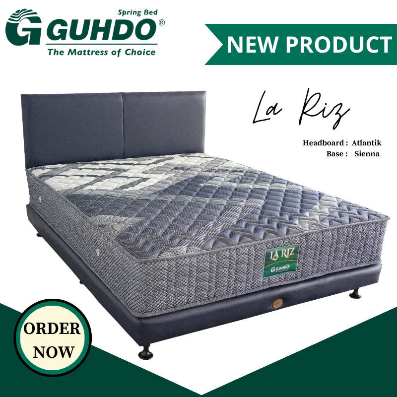 Jual Full Set Kasur Spring Bed Guhdo La Riz Set Headboard Atlantik Divan Sienna | Shopee Indonesia