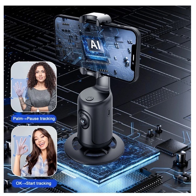Jual Gimbal Stabilizer P01 Auto Face Tracking Selfie Stick Handphone | Shopee Indonesia