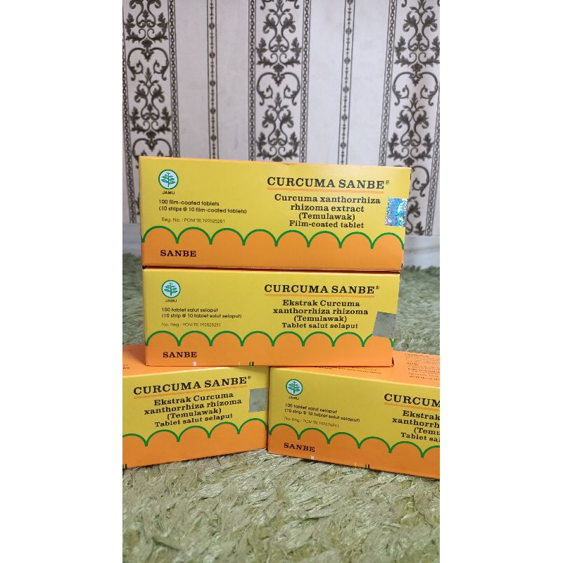 Jual CURCUMA SANBE HARGA PER STRIP ISI 10 TABLET | Shopee Indonesia