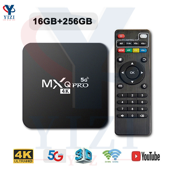 Jual MXQ Pro 4k 5g Stb 16g+512gb Android TV Box set top box tv digital Ultra HD Cocok Untuk ...