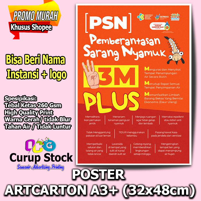 Jual POSTER KESEHATAN PSN 3M PLUS PERSALINAN BIDAN KLINIK PUSKESMAS ...