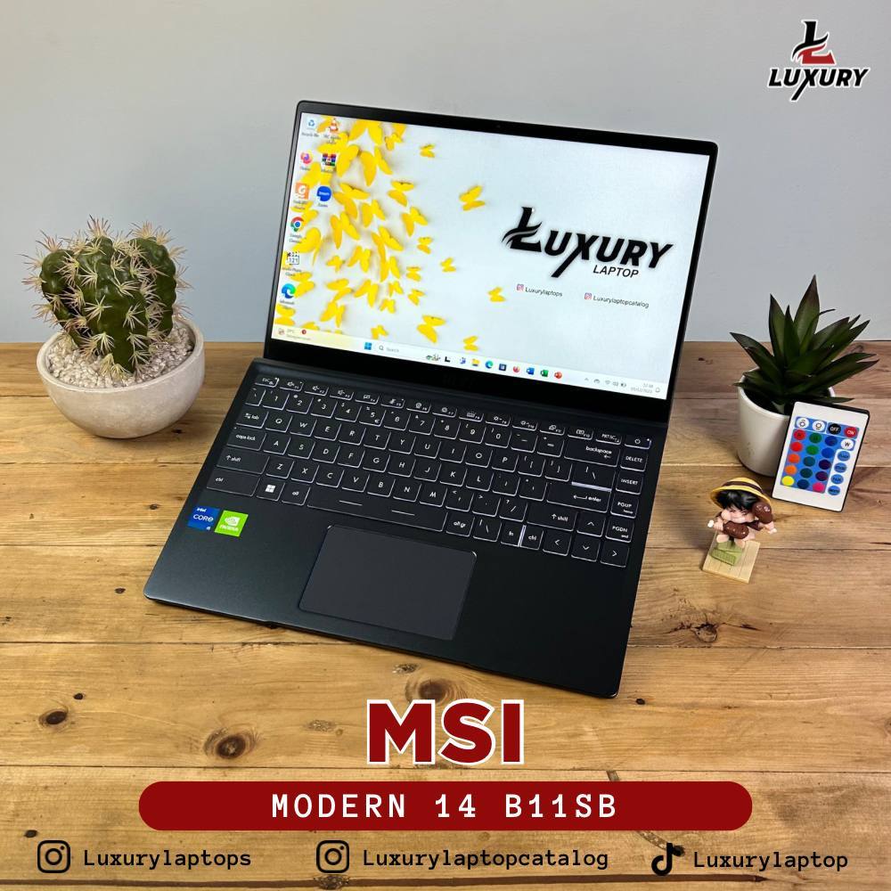 Jual LAPTOP MSI MODERN 14 B11SB SLIM CORE I5 GEN 11 NVIDIA MX450 RAM ...