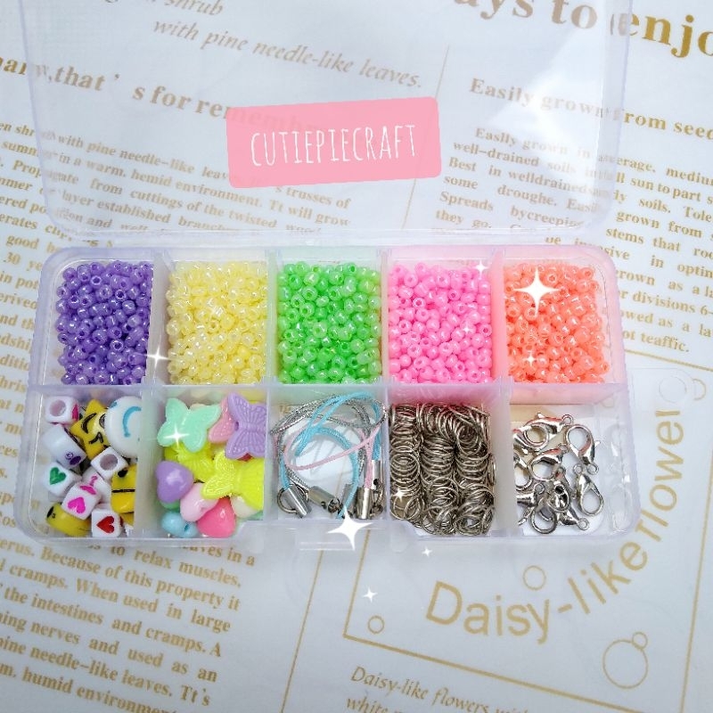 Jual Paket Manik Manik DIY / Bead Kit / Paket Set Box Meronce by ...