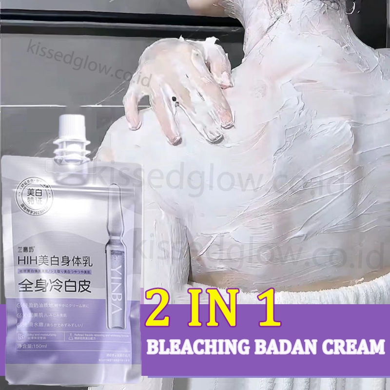 Jual 2 IN 1 Bleaching Badan Pemutih Lotion Whitening Cream Bleaching ...