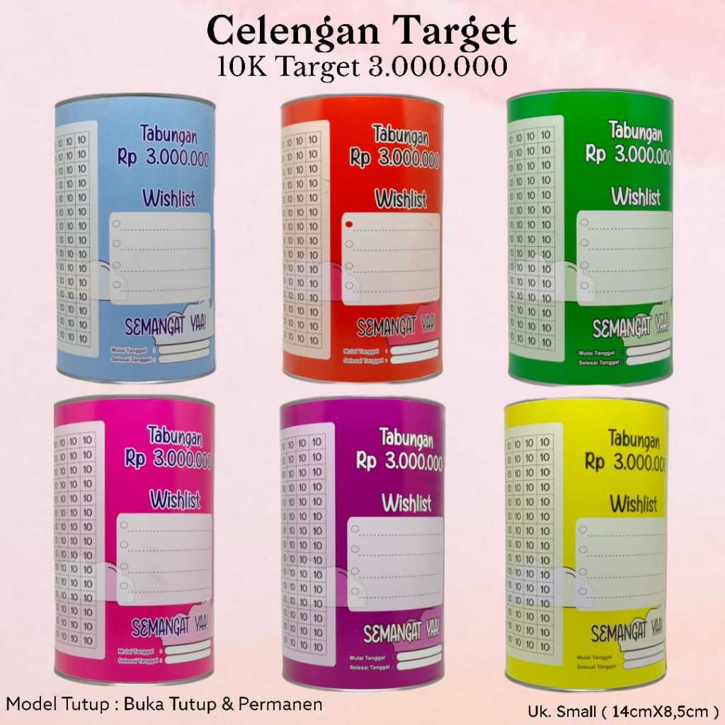 Jual (FULL KALENG) Celengan Target Murah Full Kaleng Celengan Target ... Jual (FULL KALENG) Celengan Target Murah Full Kaleng Celengan Target ...