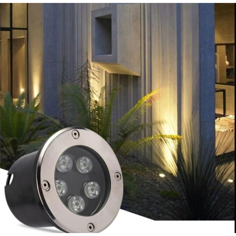 Jual Lampu Tanam Lantai / Led Undergound Light Outdoor 5W 3000K Warm ...