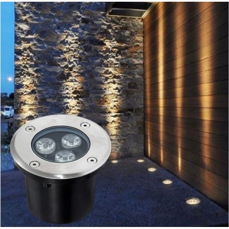 Jual Lampu Tanam Lantai / Led Undergound Light Outdoor 3W 3000K Warm ...
