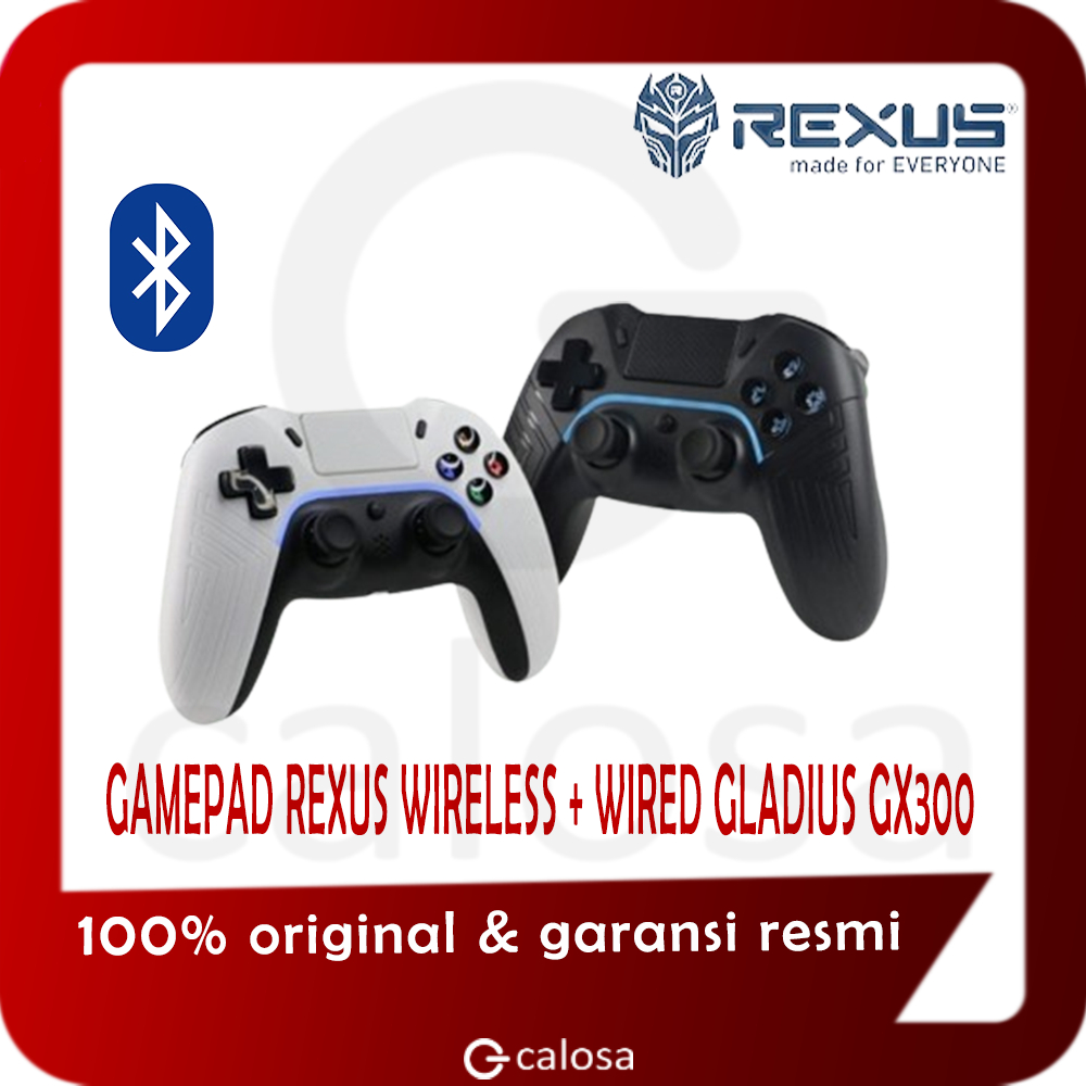 Jual Rexus Gladius GX300 Bluetooth Gamepad Original Bergaransi Resmi ...