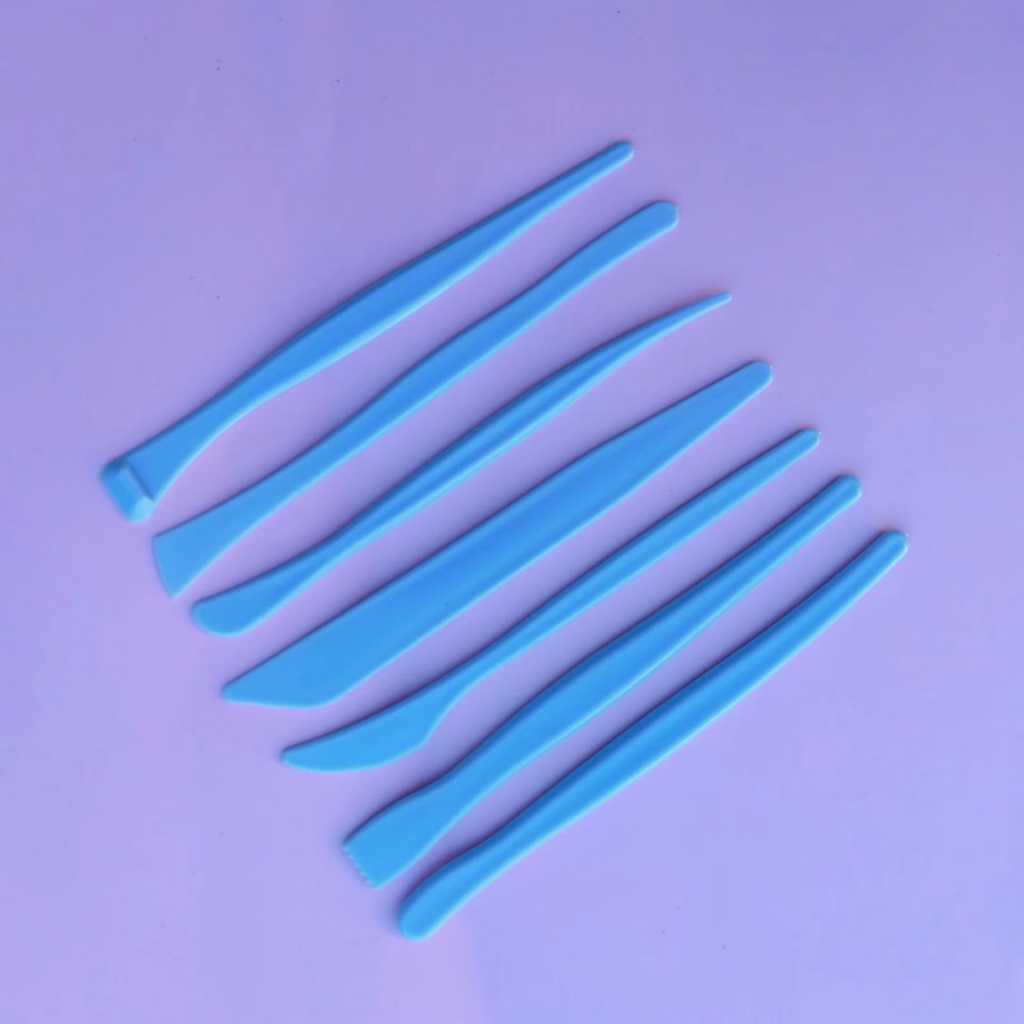 Jual alat clay tools/alat sculpting 7pcs (bahan plastik) | Shopee Indonesia