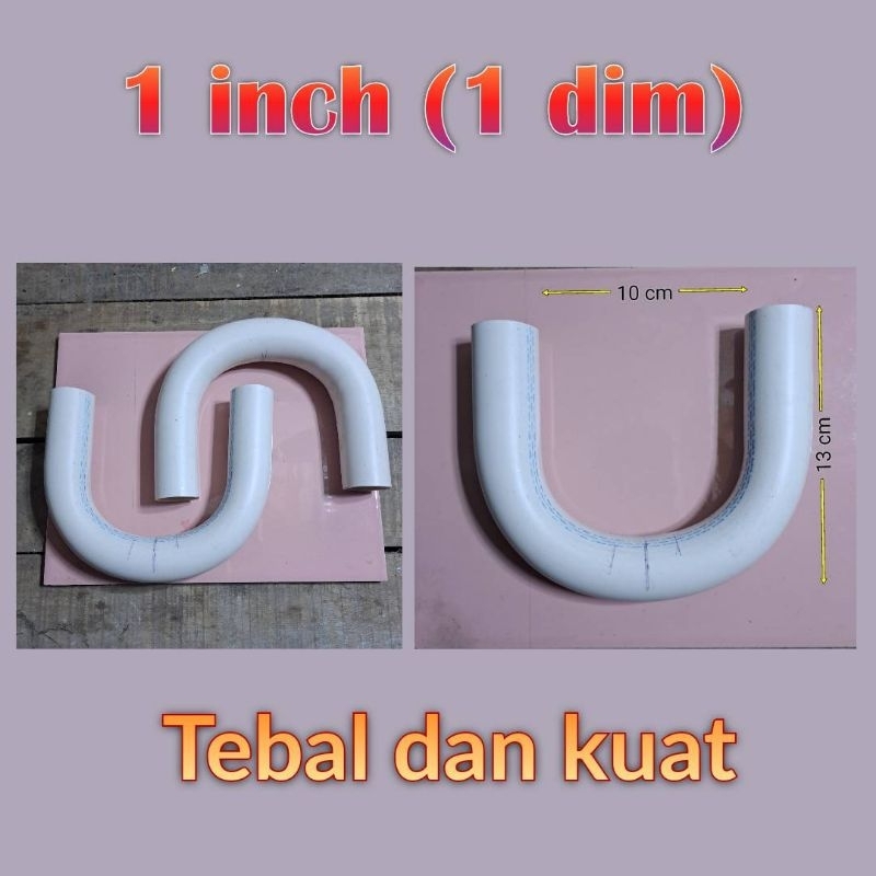 Jual Pipa U ukuran 1 inch (1 Dim) Tebal dan Kuat | Shopee Indonesia