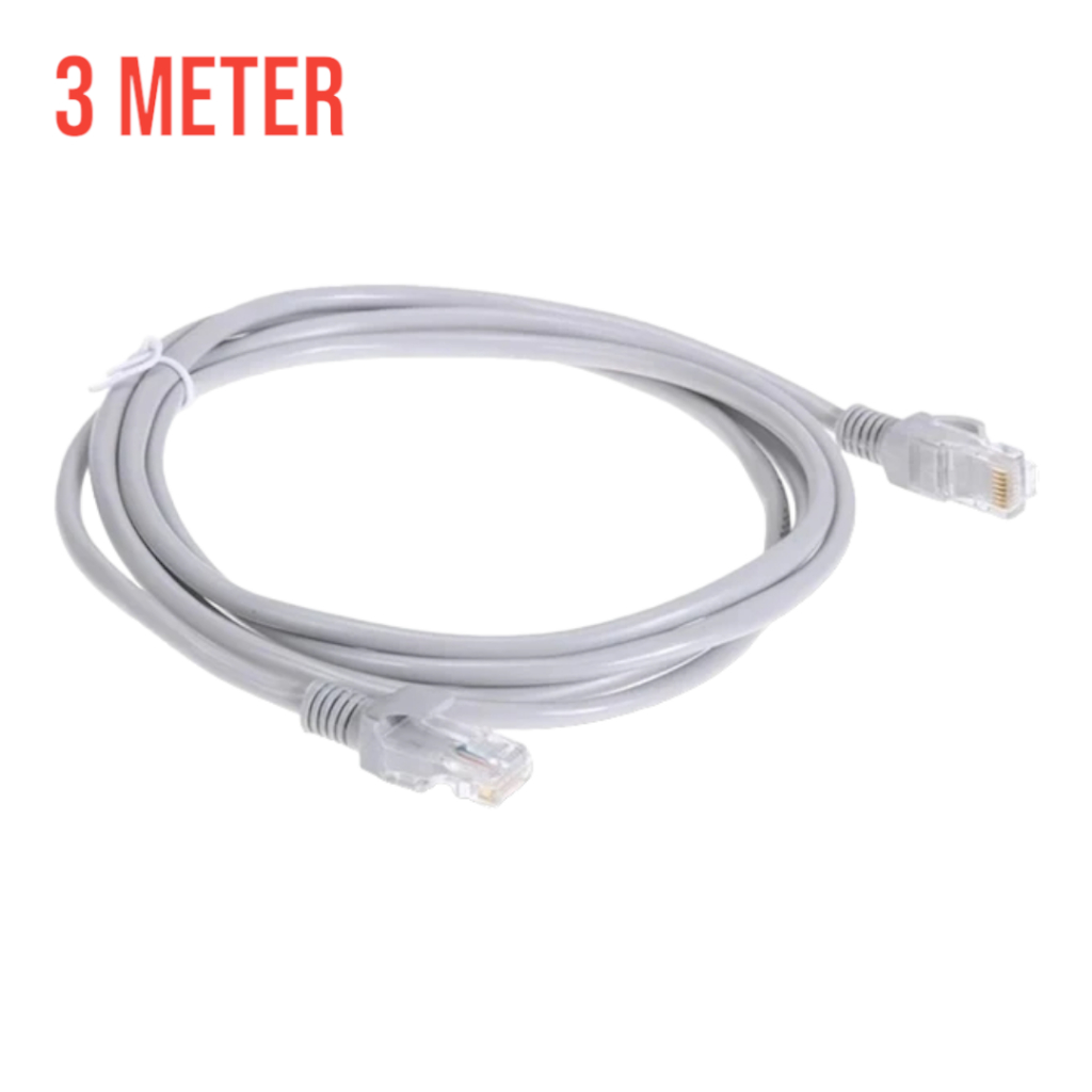 Jual KABEL INTERNET LAN RJ45 CAT5 CAT5E UTP / ETHERNET CABLE LAN CAT 5 CAT 5E UTP 1.5M, 3M, 5M ...