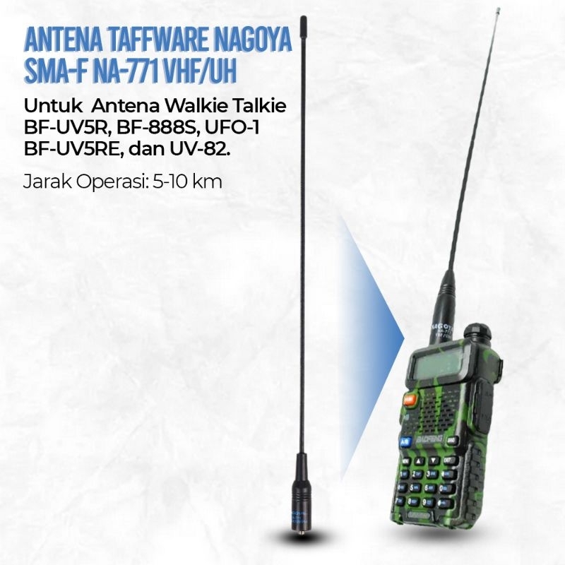 Jual Antena Baofeng SMA-F NA-771 BF-UV5R 888S UFO-1 UV5RE | Shopee Indonesia