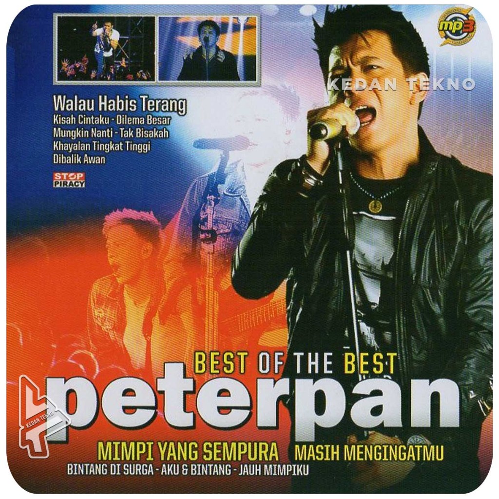 Jual kaset Mp3 Audio 115 Lagu Album Peterpan - Ariel Noah Best album ...