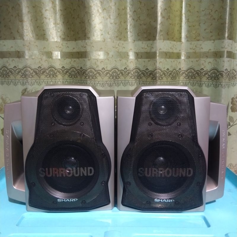 Jual sepasang speaker pasif sharp 2 way original copotan radio tape ...